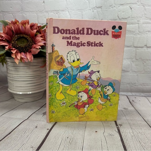 Disney | Toys | Vintage 974 Disney Donald Duck And The Magic Stick Hard ...